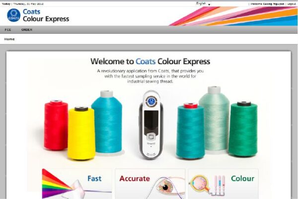 Coats Colour Express Web Based Application | Coats Group plc