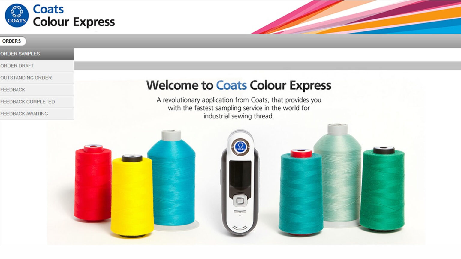 Coats Colour Express Web Based Application | Coats Group plc
