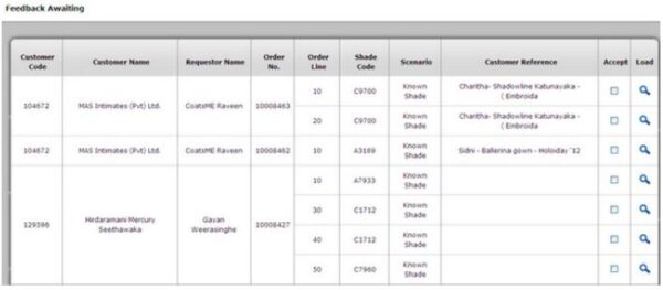 Coats Colour Express Web Based Application | Coats Group plc