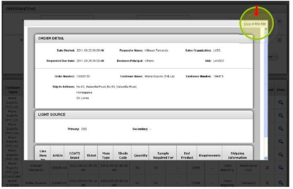 Coats Colour Express Web Based Application | Coats Group plc