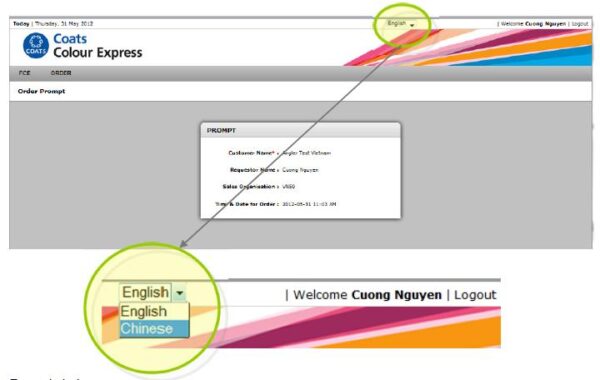 Coats Colour Express Web Based Application | Coats Group plc